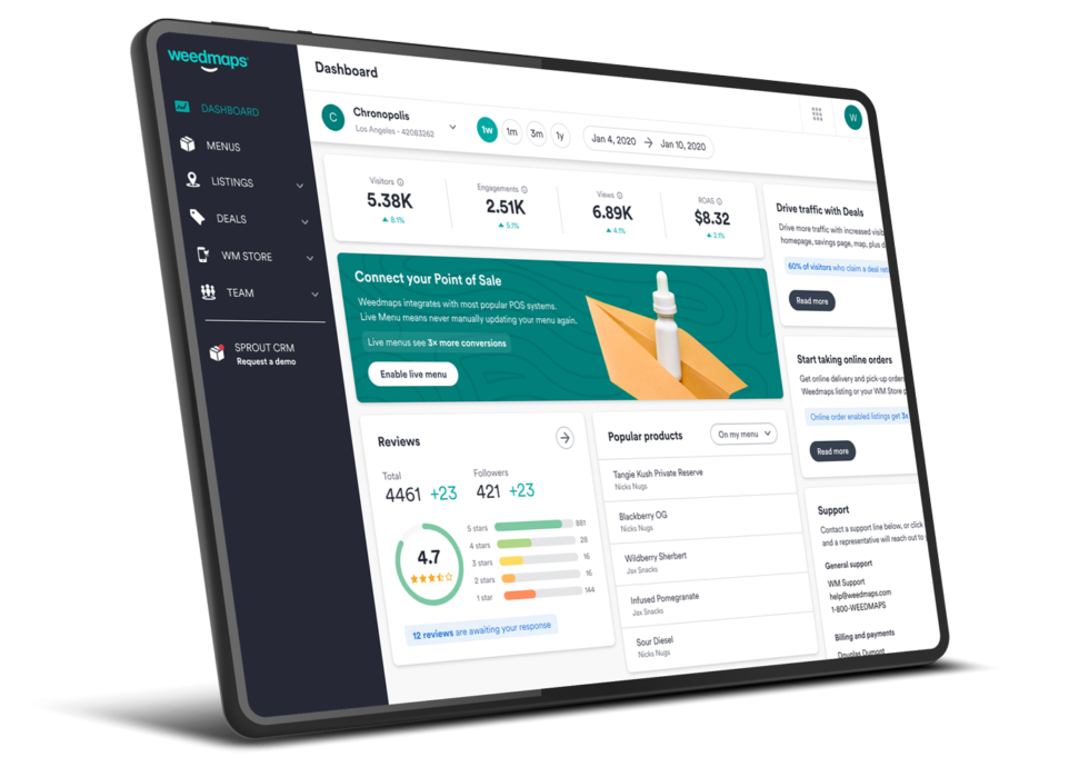 Weedmaps for Business | Cannabis Business Solutions