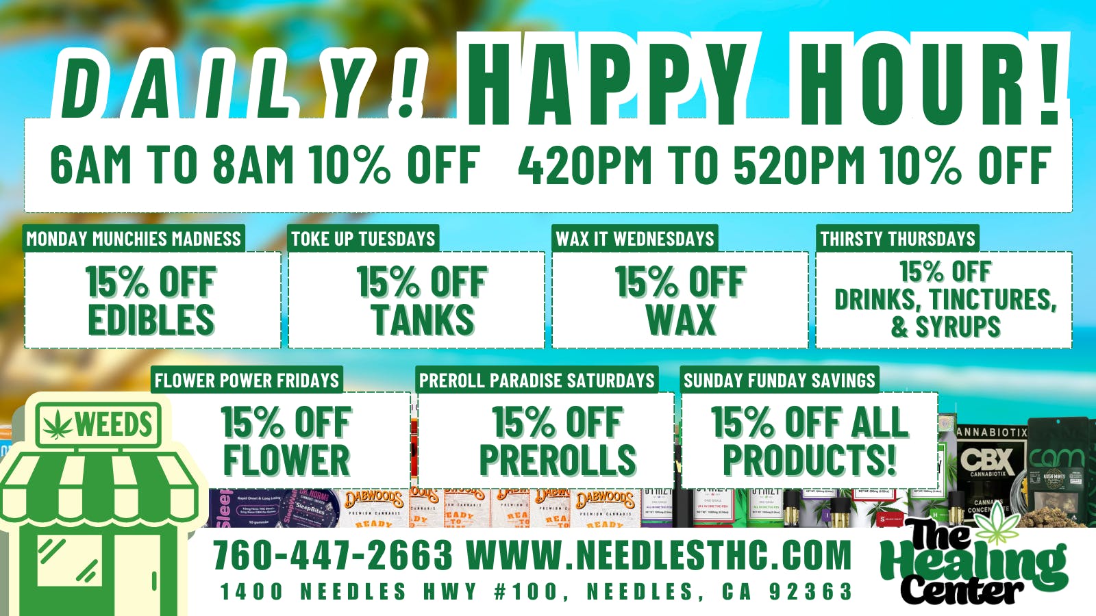 The Healing Center Weed Dispensary - Needles Vape Pens | Order Online