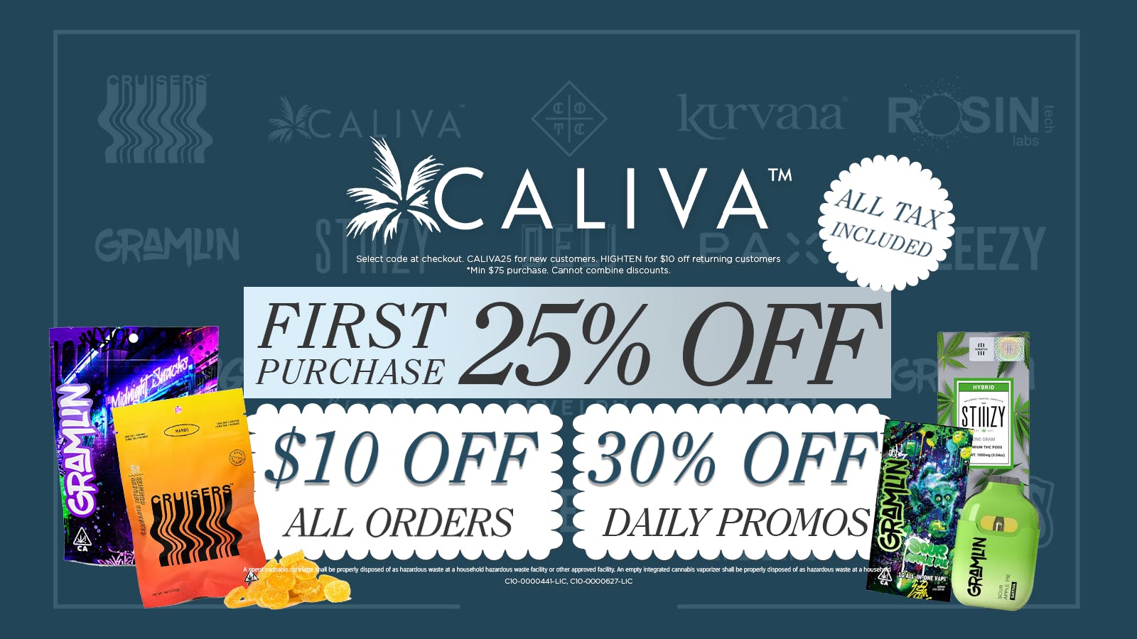 Caliva Info, Menu & Deals - Weed dispensary San Jose, California