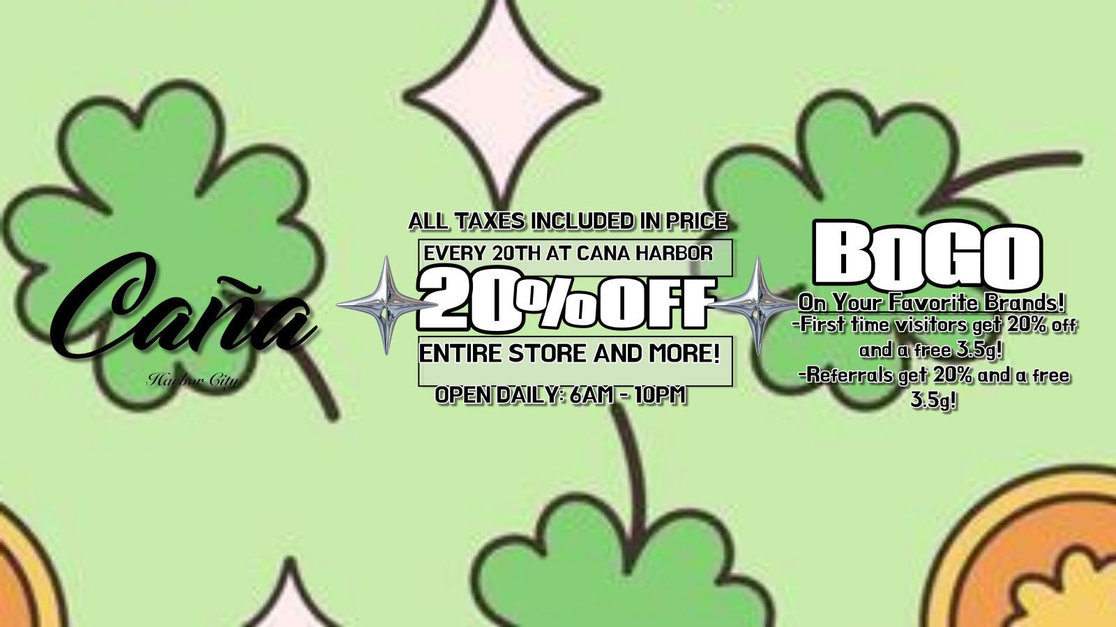 Cana Harbor Powered by Green Earth Pharmacy Inc Info, Menu & Deals ...