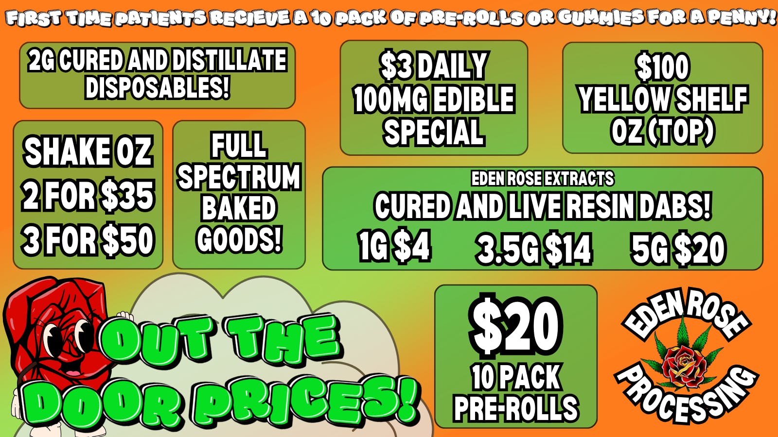 Eden Rose Dispensary Cartridges | Vape Carts for Sale