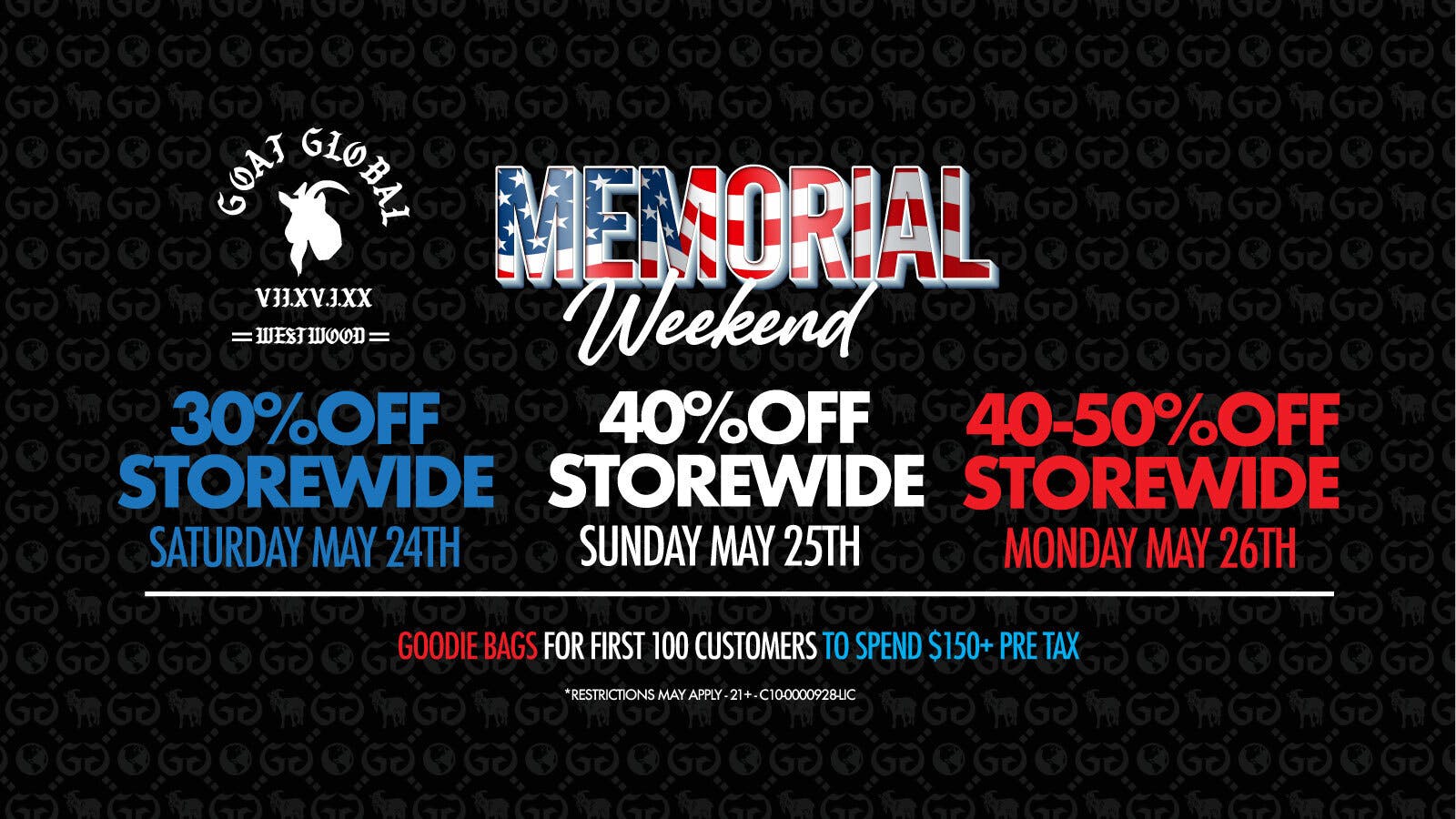 GOAT Global Westwood Info, Menu & Deals - Weed dispensary Los Angeles ...