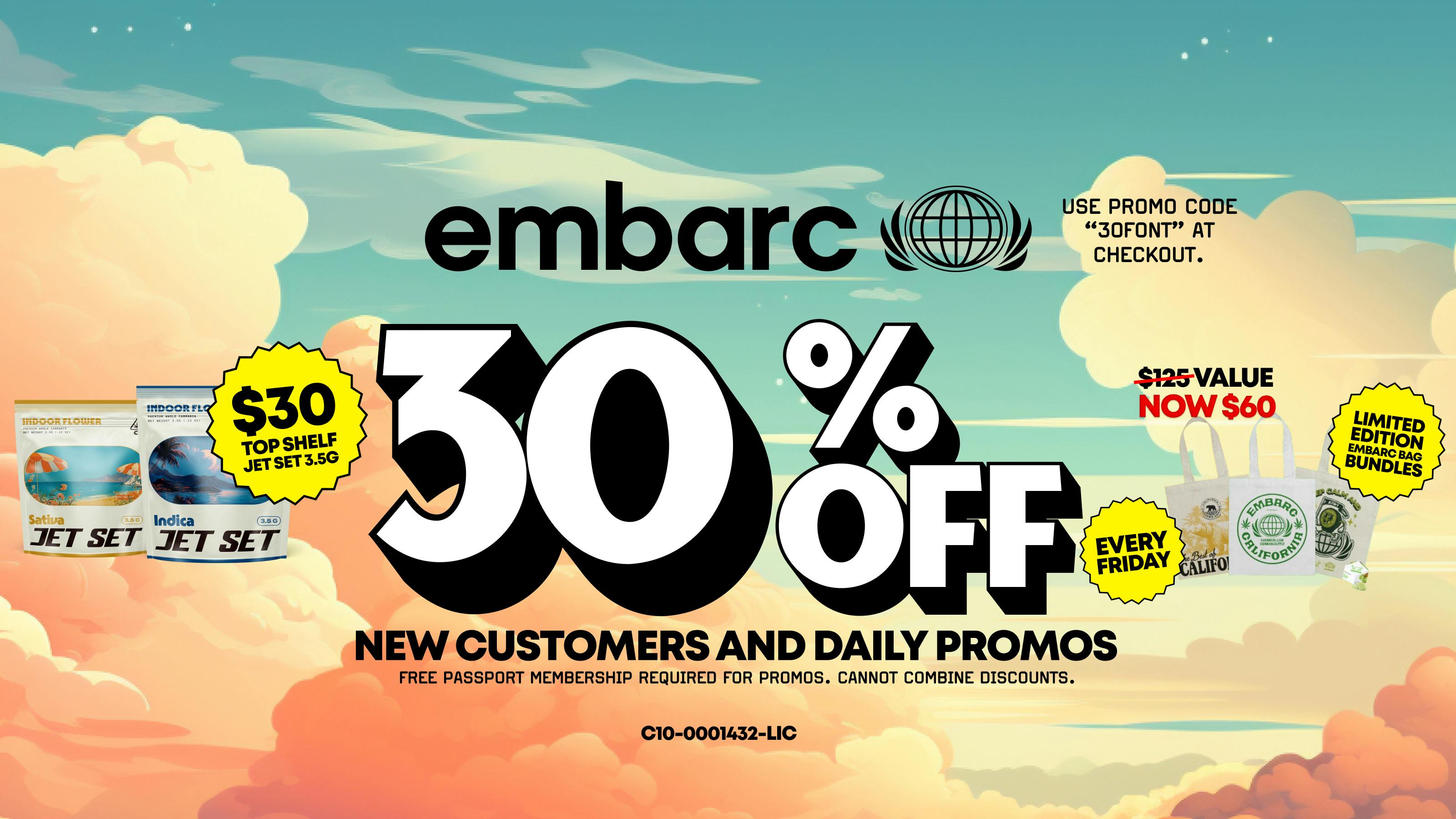 Embarc Fontana (NOW OPEN) Menu, Reviews, Deals - Weed Dispensary in Fontana, California