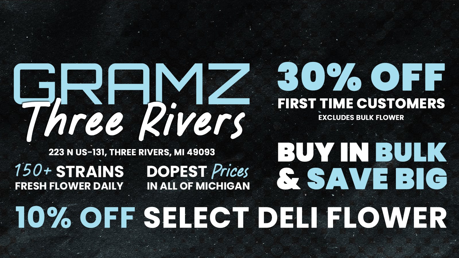 Gramz Cannabis - Three Rivers Info, Menu & Deals - Weed dispensary ...