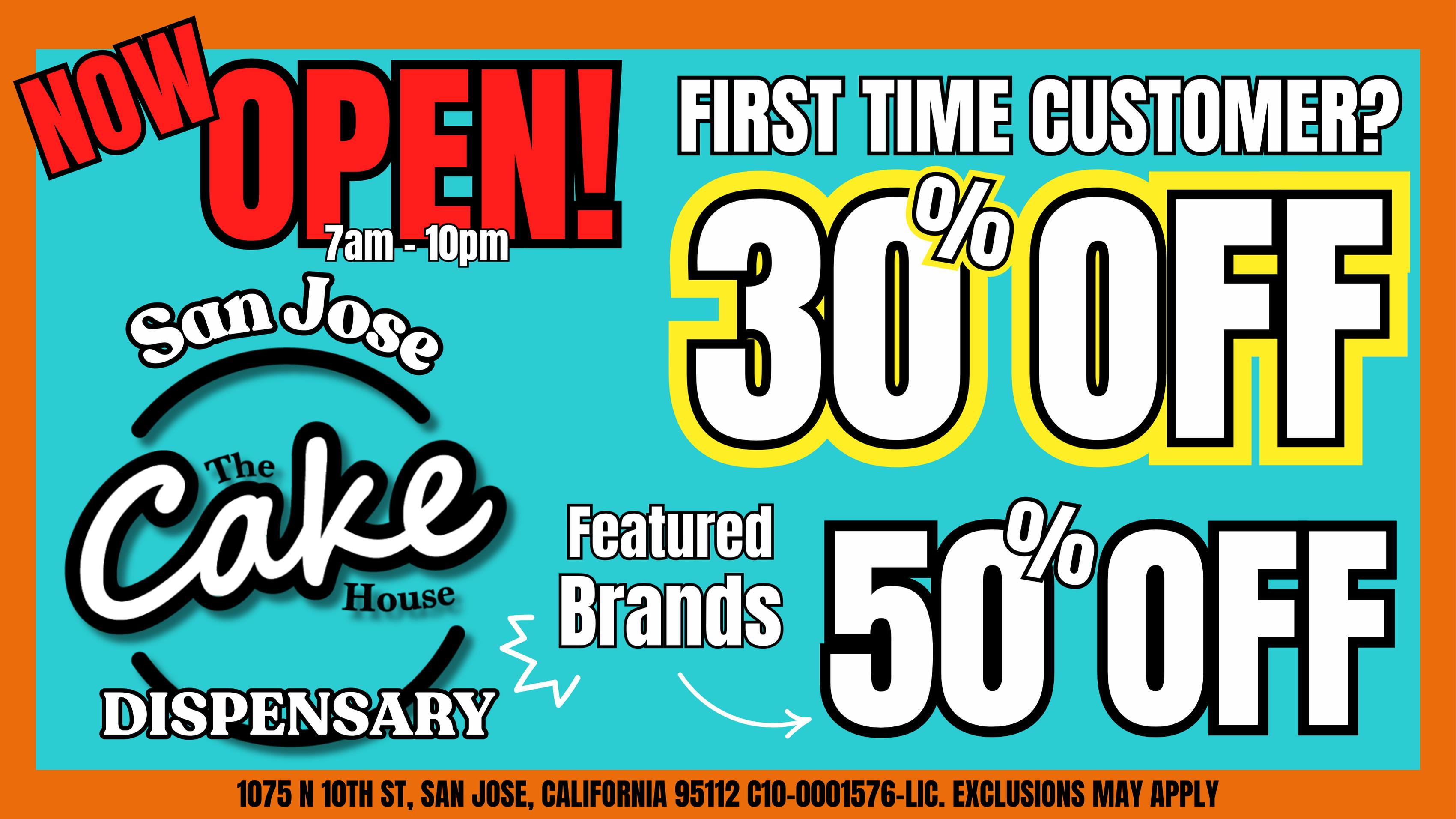 The Cake House - San Jose Menu, Reviews, Deals - Weed Dispensary in SAN ...