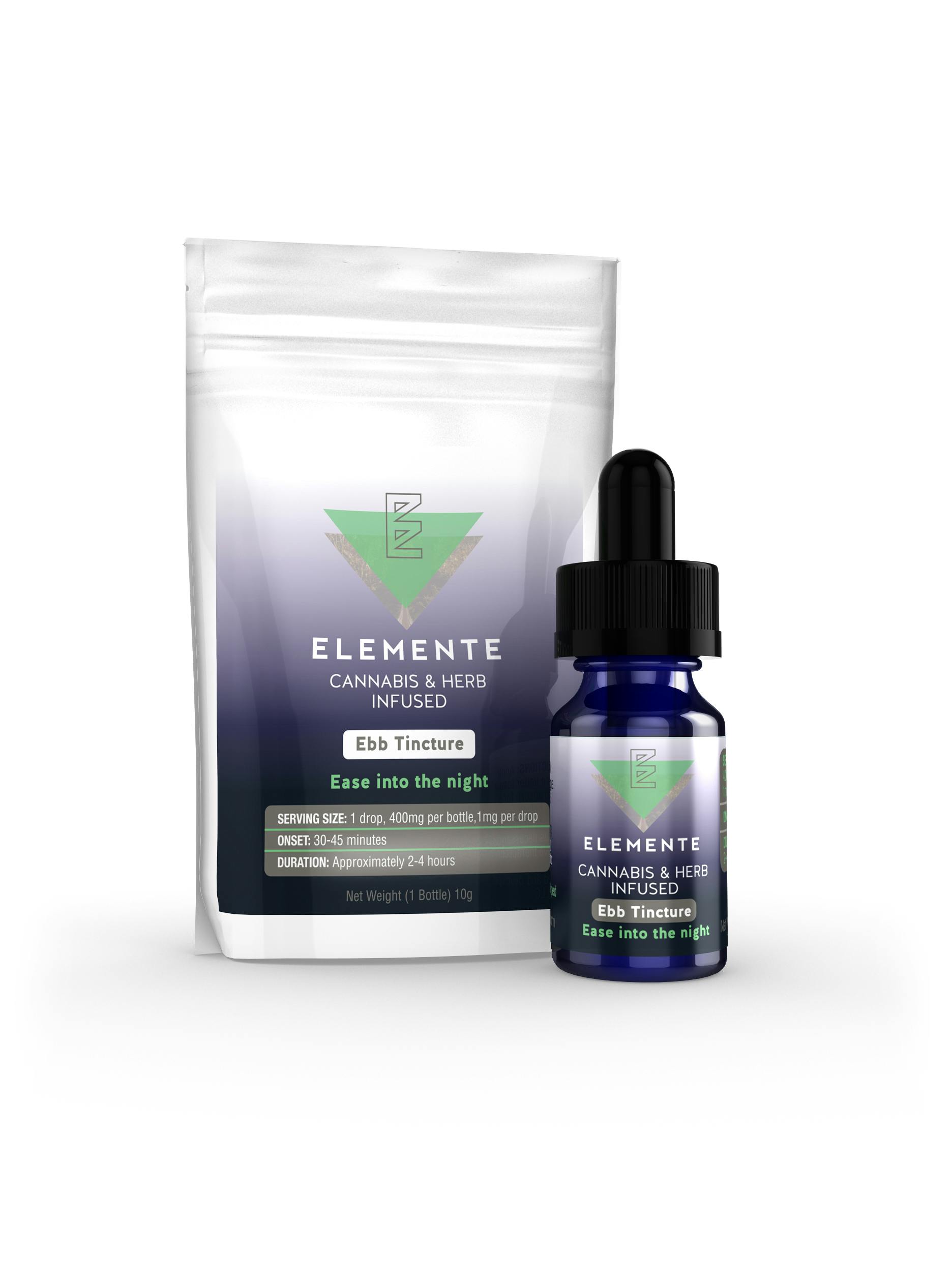 Elemente Elemente - Ebb 4:1 CBD/THC Tincture 400mg | Weedmaps
