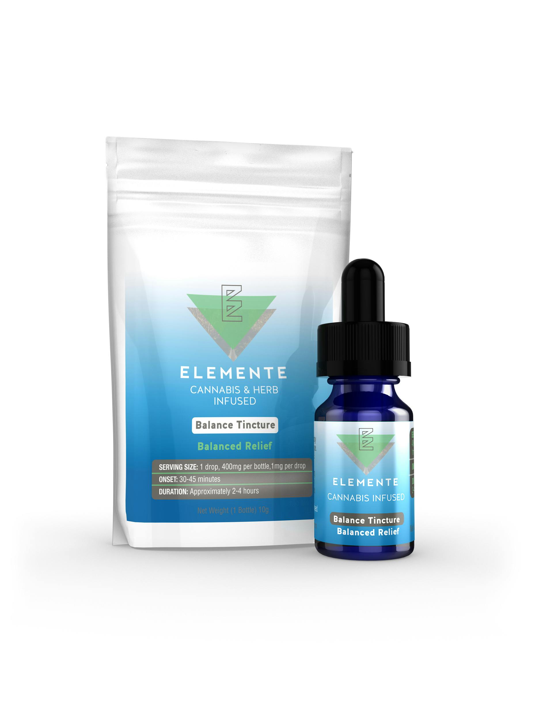 Elemente Elemente - Balance 10:1 CBD/THC Tincture 400mg | Weedmaps