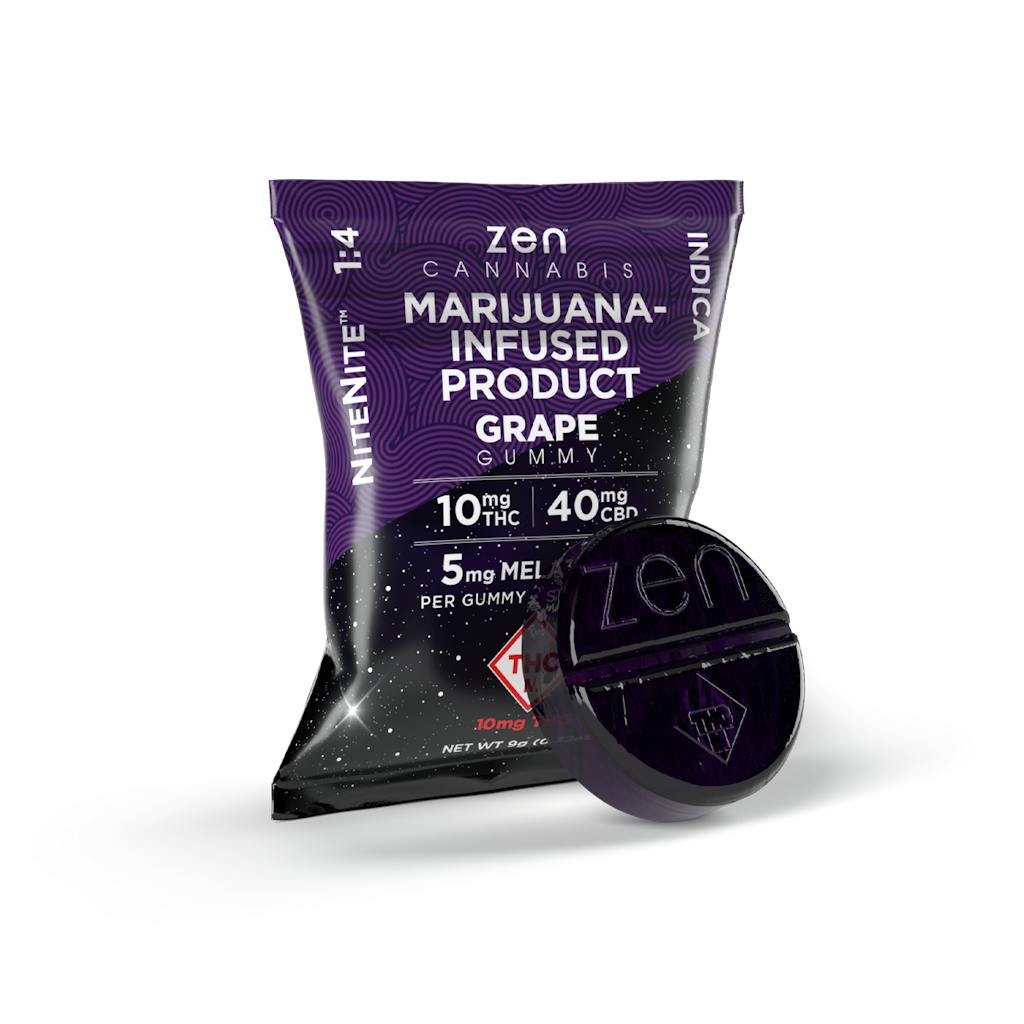 Zen Cannabis Grape NiteNite Single Gummy - Bison Infused Zen Cannabis Grape NiteNite Single Gummy - Bison Infused