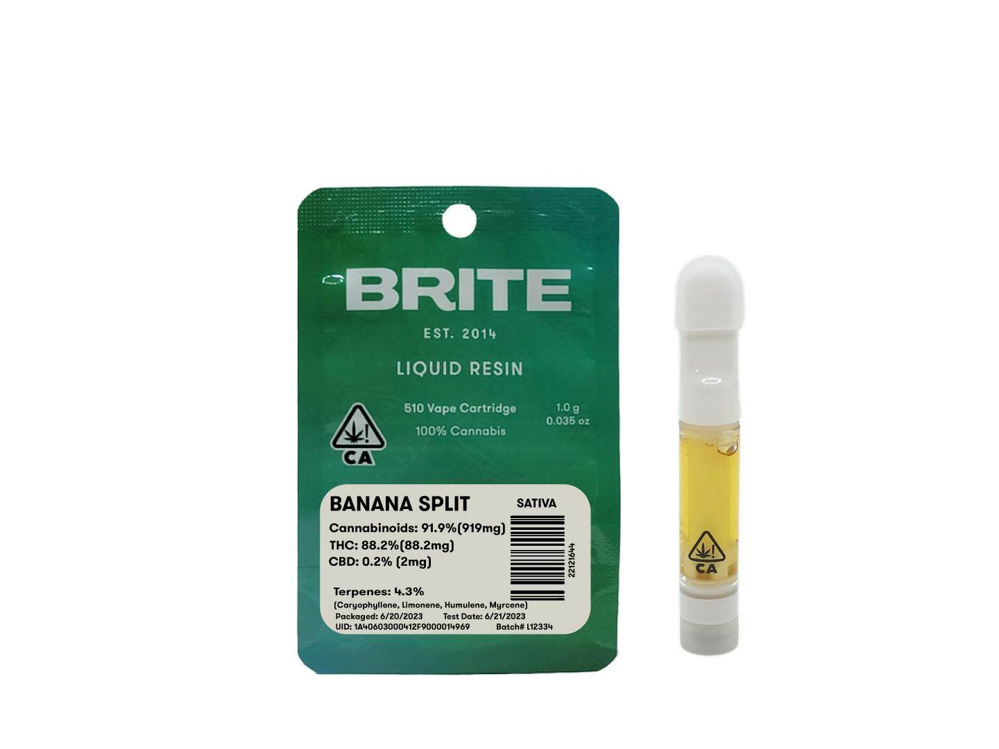 Banana Split - Liquid Resin 1g - Brite Labs