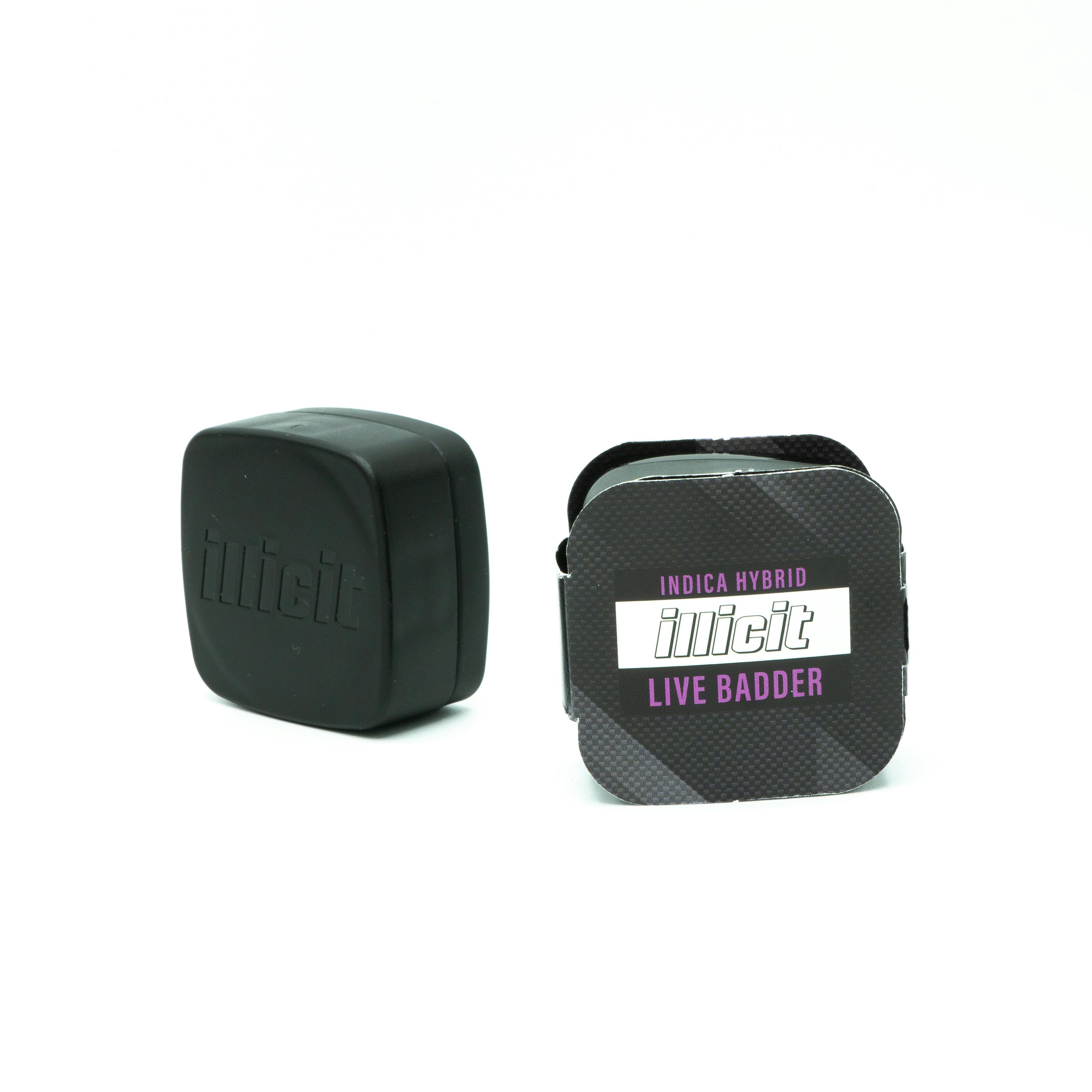 KC Kush 3.5g Live Badder Baller Jar - ILLICIT