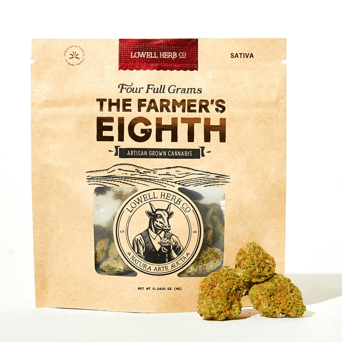 4g Farmers Eighth | Sherbert Haze (Sativa) - Lowell Herb Co.