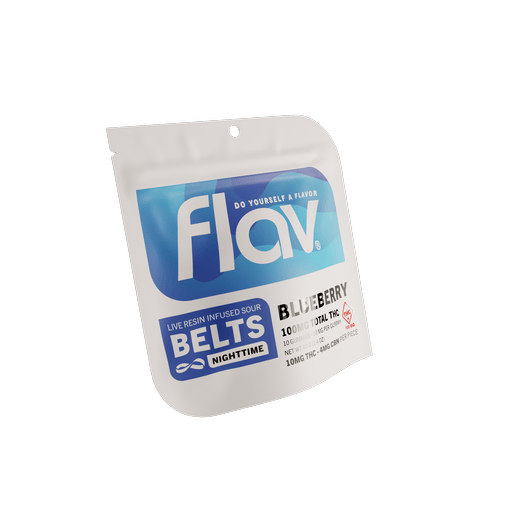 Blueberry Belts - Nighttime 100mg | 1 pack | 100mg - Flav