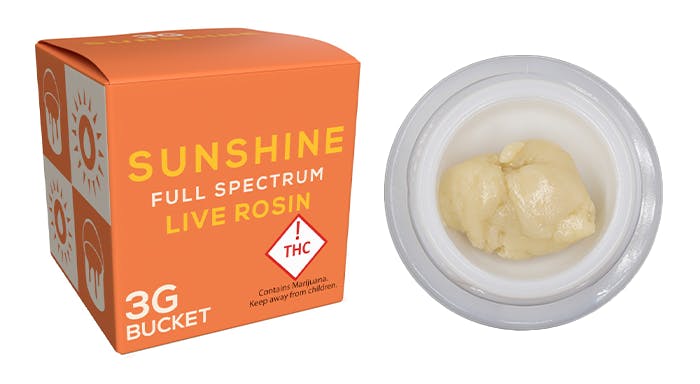 Orange Sherbert | Full Spec Rosin | 3G Bucket - Sunshine