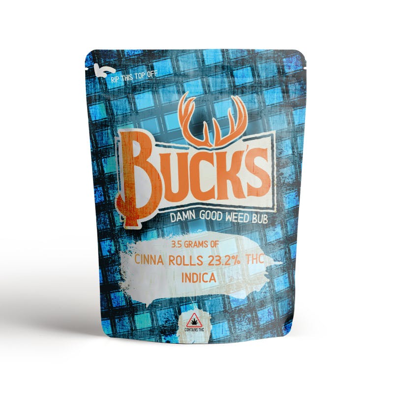 Buck's Flower PrePack 3.5g - Cinna Rolls (I) - Buck's