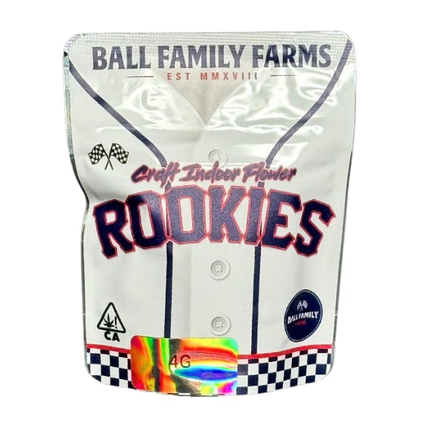 Ball Family Farms - 4g Flower - White Rookies - Topanga Grape Cake ...