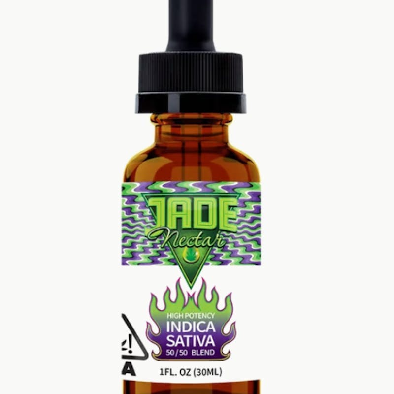 High Potency Indica/Sativa 50/50 Blend Drops - Jade Nectar