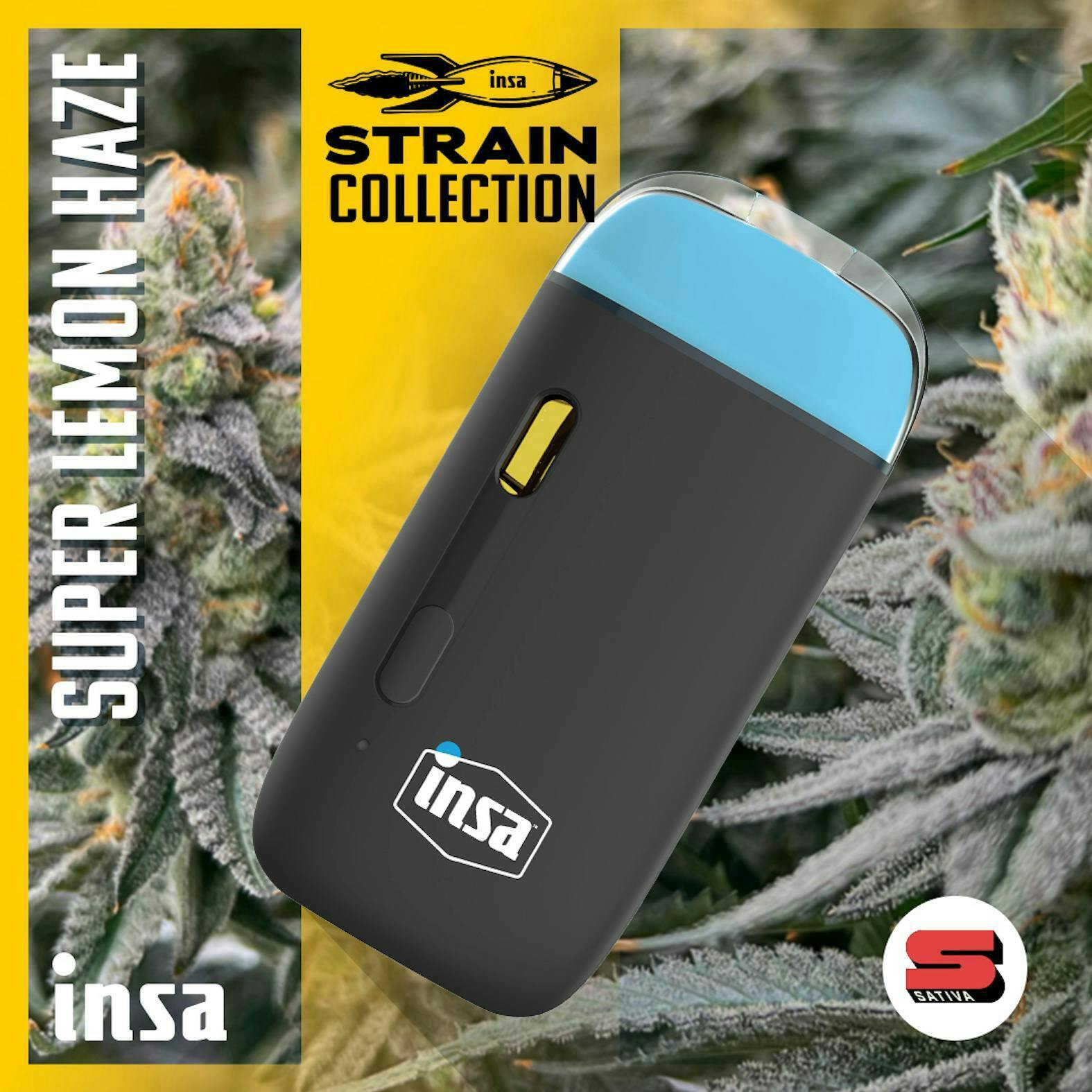 INSA - Super Lemon Haze - 1g Live Resin Proto Disposable - INSA