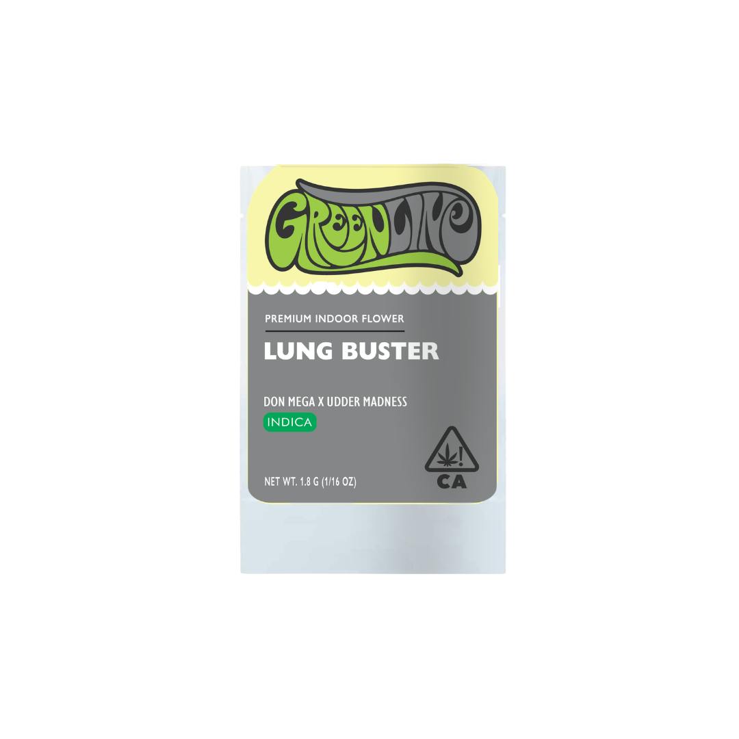 Lung Buster - 1/16 oz - Indoor - Hybrid - 1.8g - Greenline