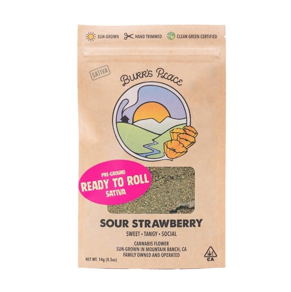 Sour Strawberry | Ground | 14g - Burr's Place