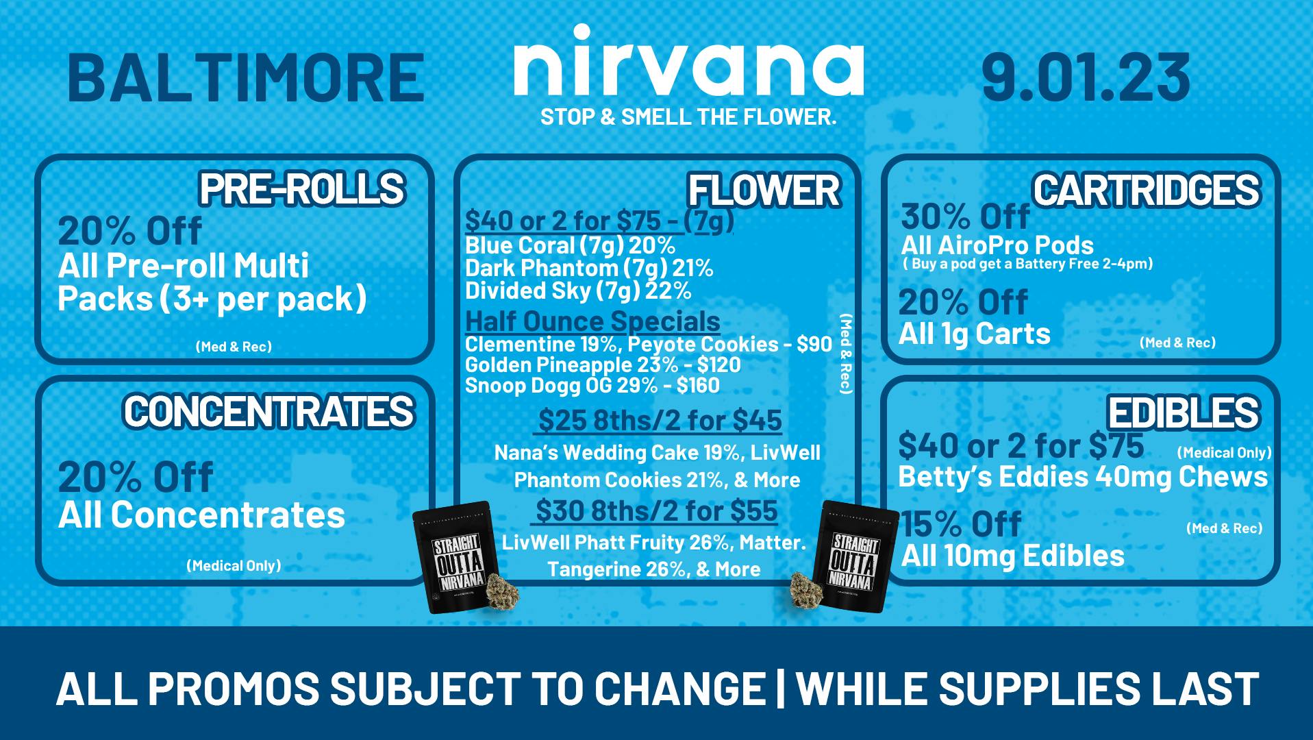 *Friday Specials* at Nirvana Center | Weedmaps