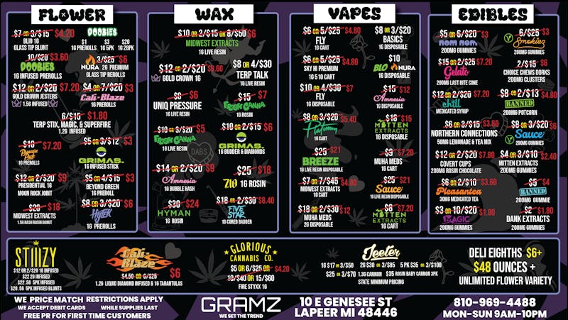 GRAMZ FEBRUARY MADNESS! at Gramz Cannabis - Lapeer | Weedmaps