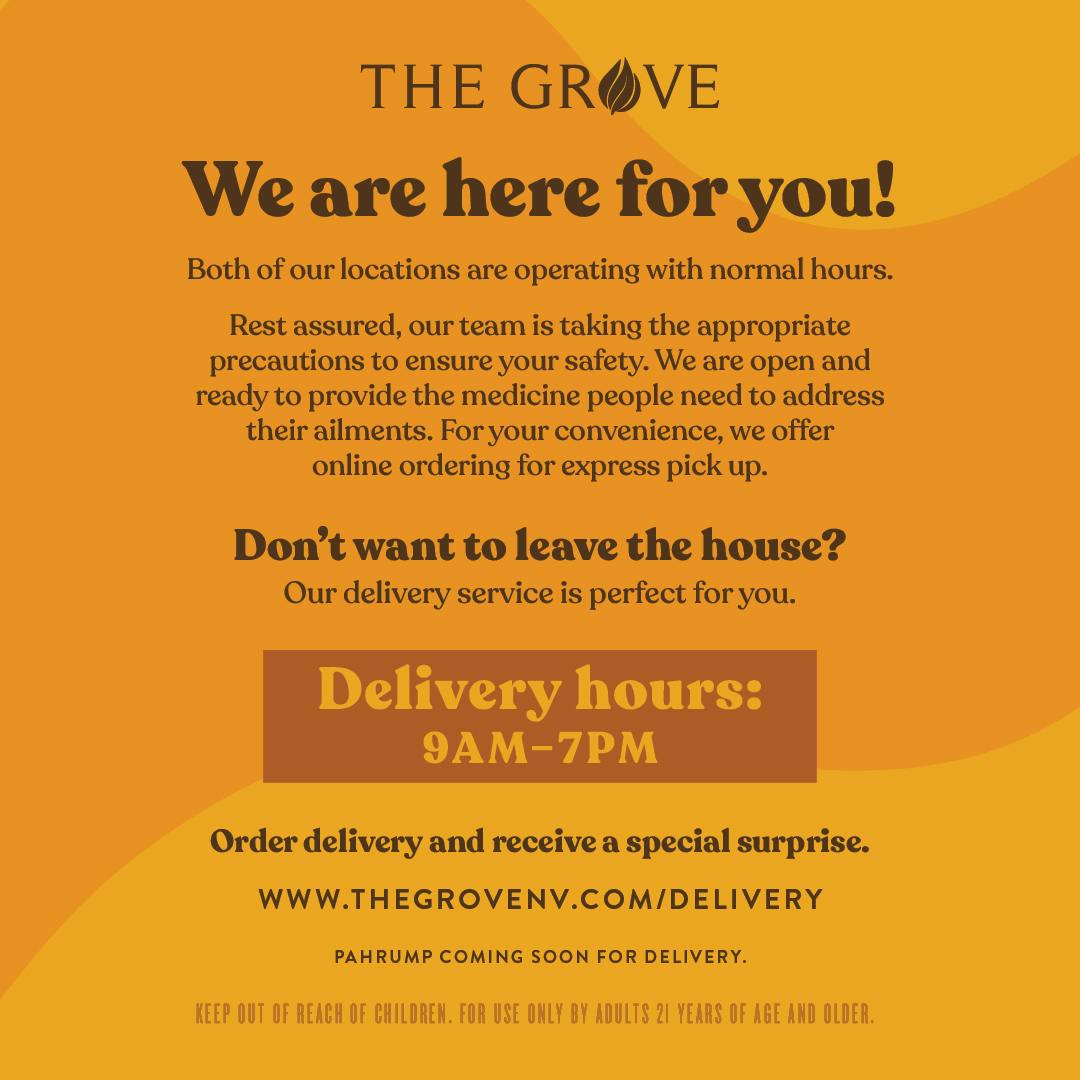 The Grove Menu, Reviews, Deals - Weed Dispensary in Las Vegas, Nevada