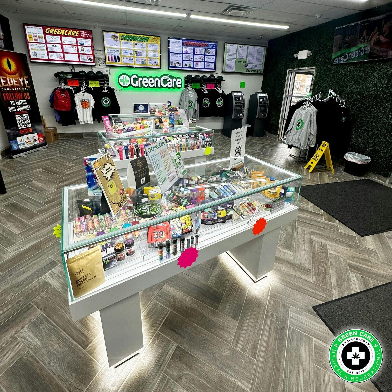 GreenCare Recreational Info, Menu & Deals - Weed dispensary River Rouge ...