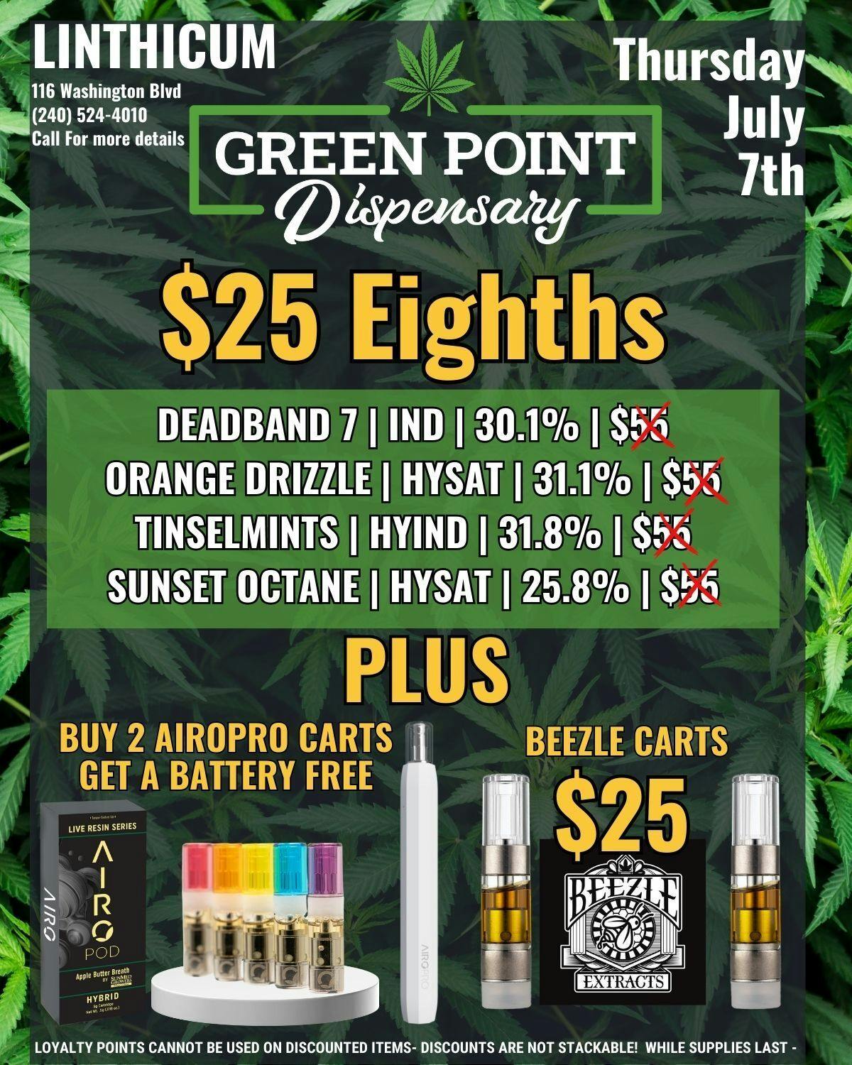 Green Point Wellness - Millersville Menu, Reviews, Deals - Weed ...