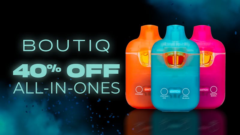 40% Off BOUTIQ All In One Vape! at KUSHAGRAM | Weedmaps