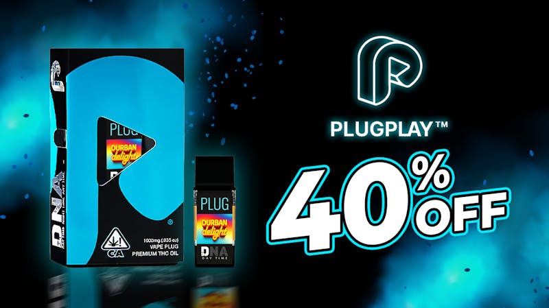 40% Off Plugplay Pods! at KUSHAGRAM - Rancho Santa Margarita | Weedmaps