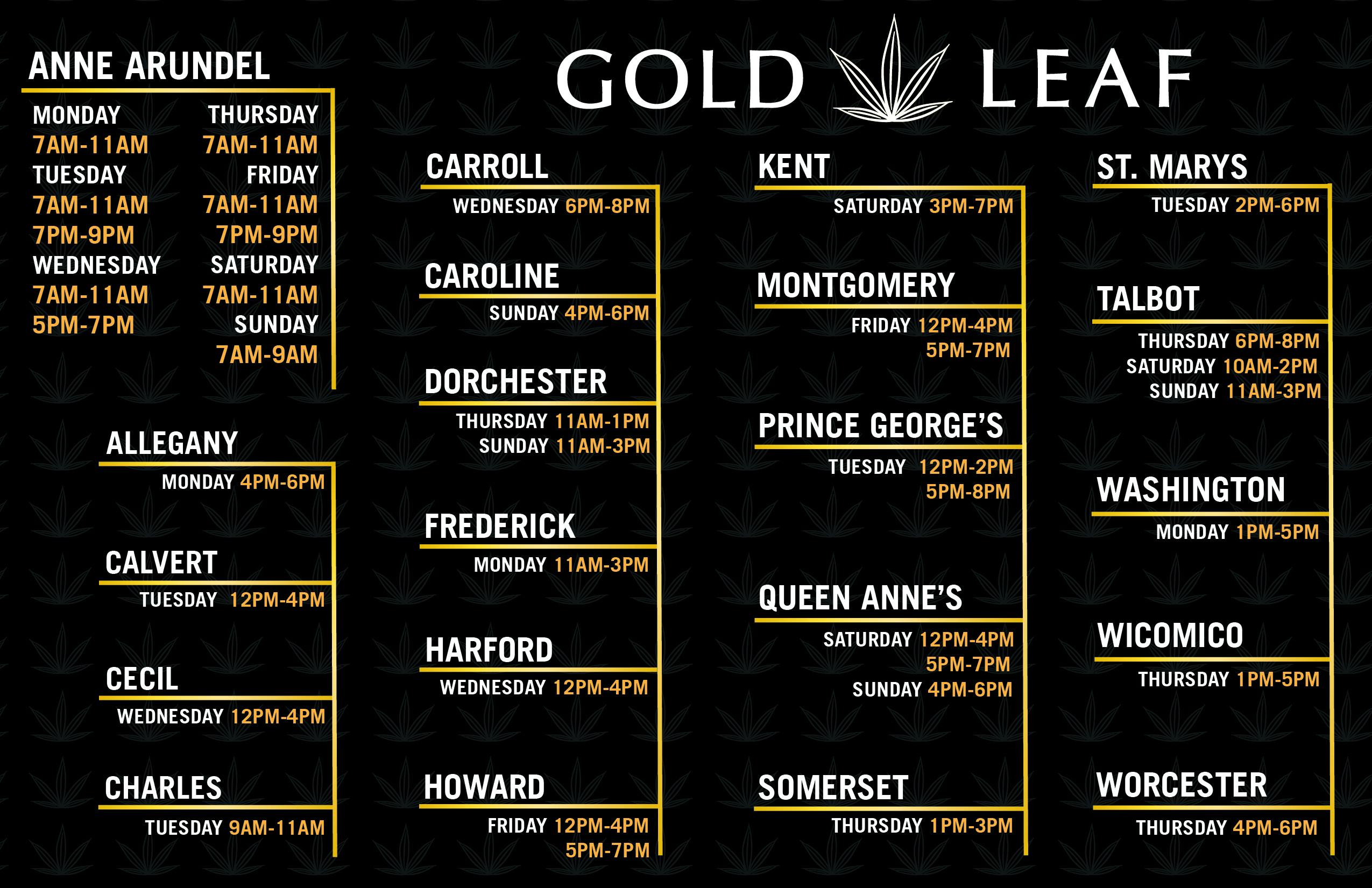 GOLDLEAF Info, Menu & Deals - Weed dispensary Annapolis, Maryland