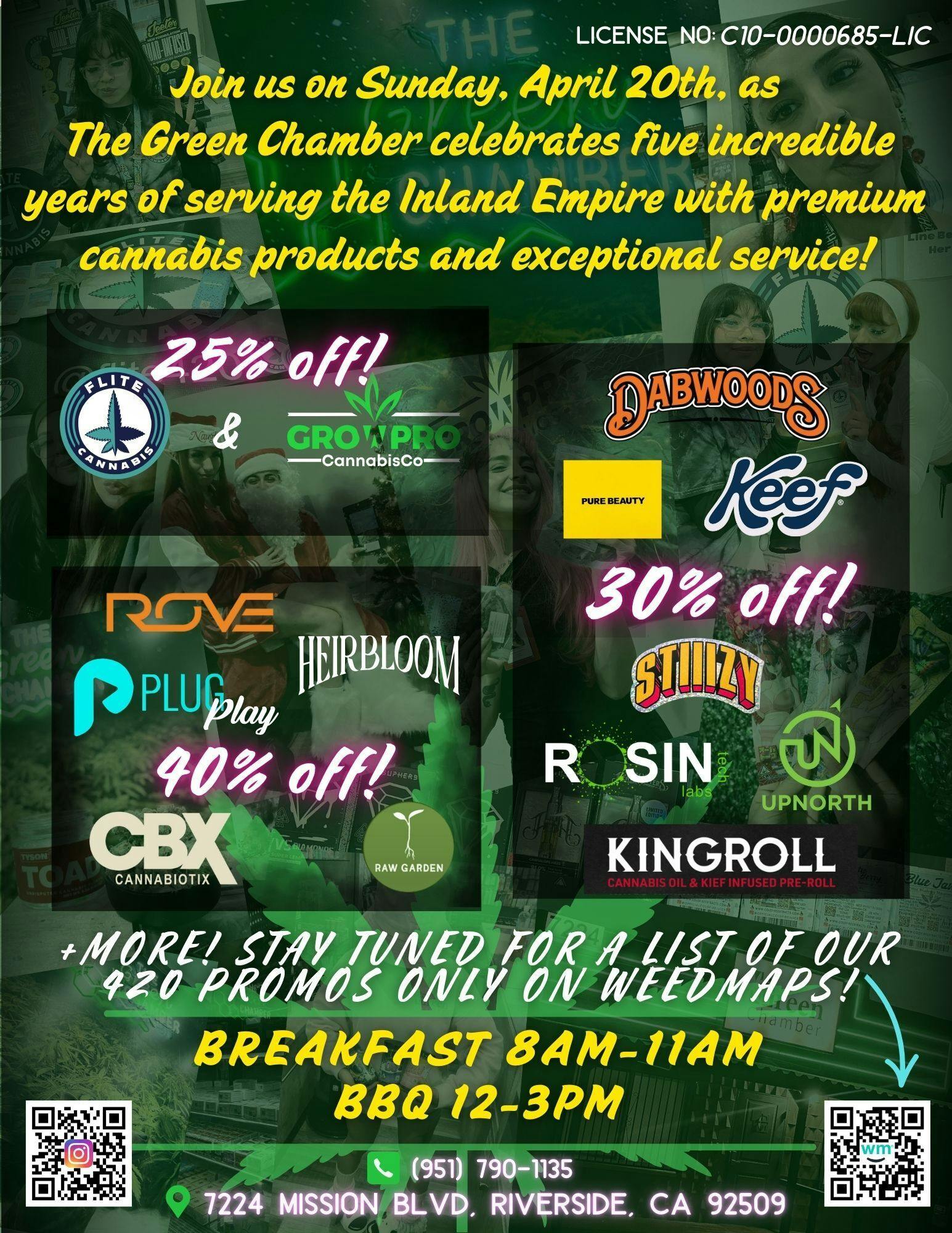 The Green Chamber Menu, Reviews, Deals - Weed Dispensary in Jurupa ...