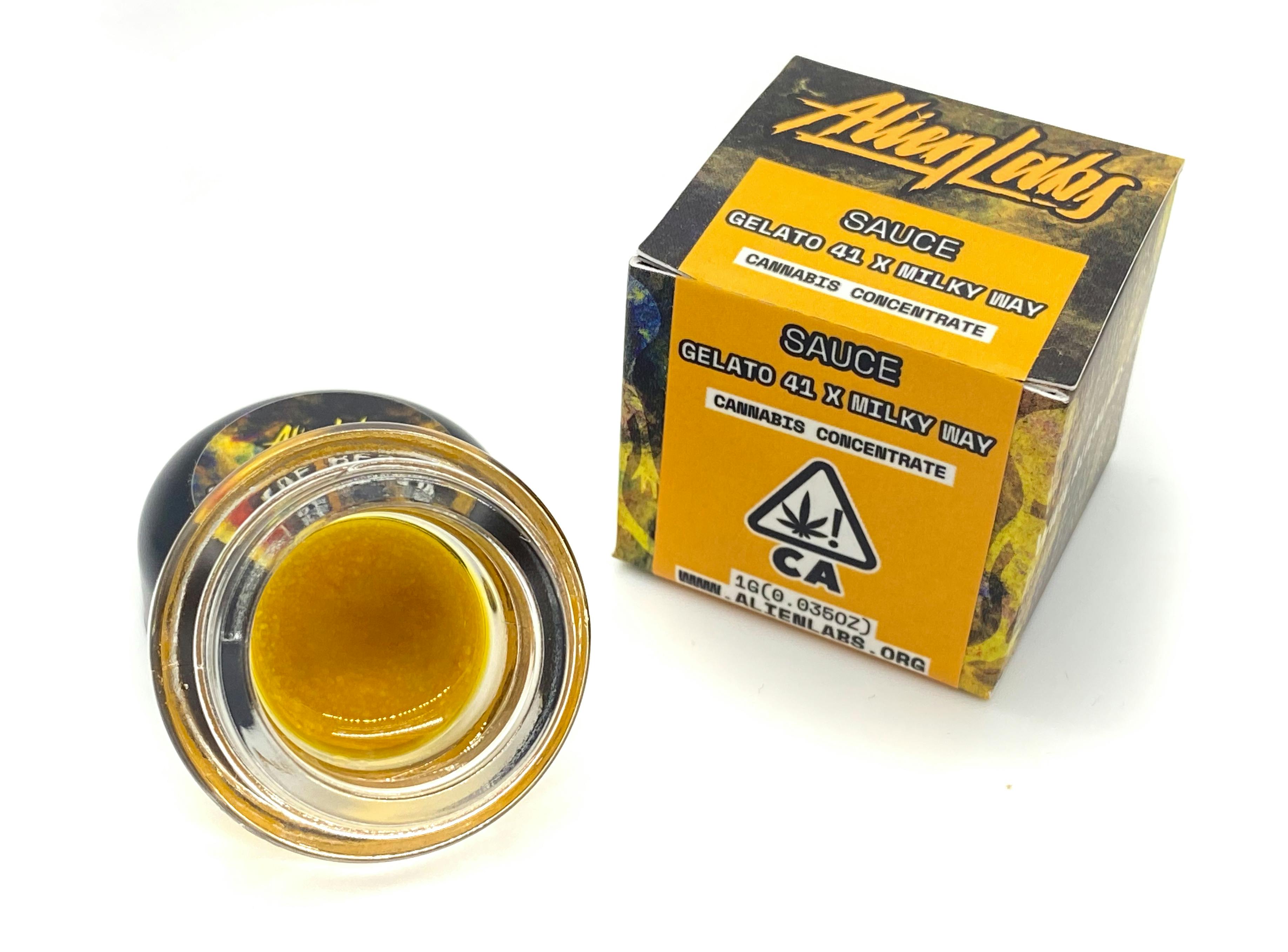Gelato 41 x Milky Way - Live Resin Sauce - 1 Gram - Alien Labs
