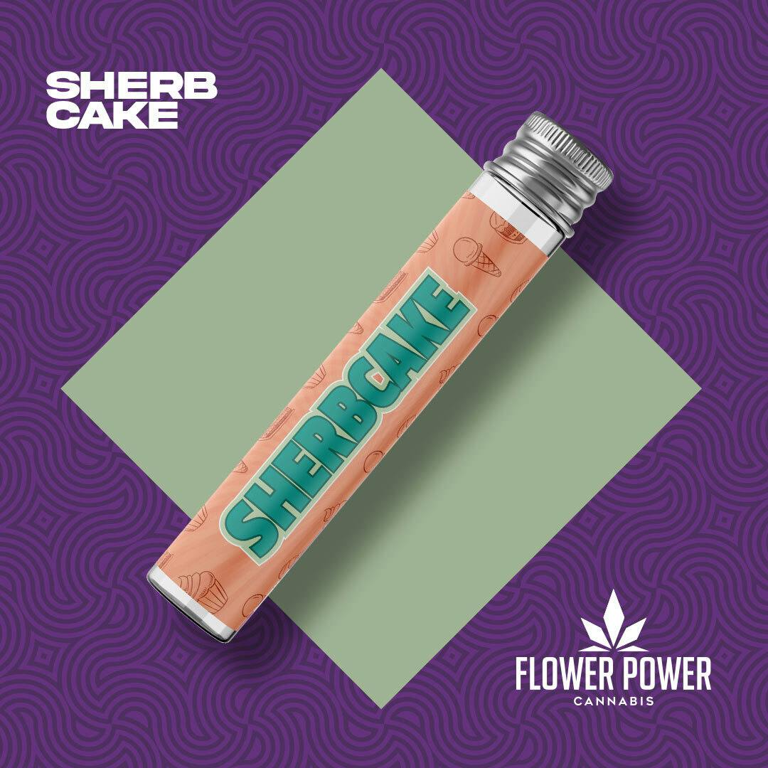 Sherb Cake 1G Preroll - Flower Power Cannabis