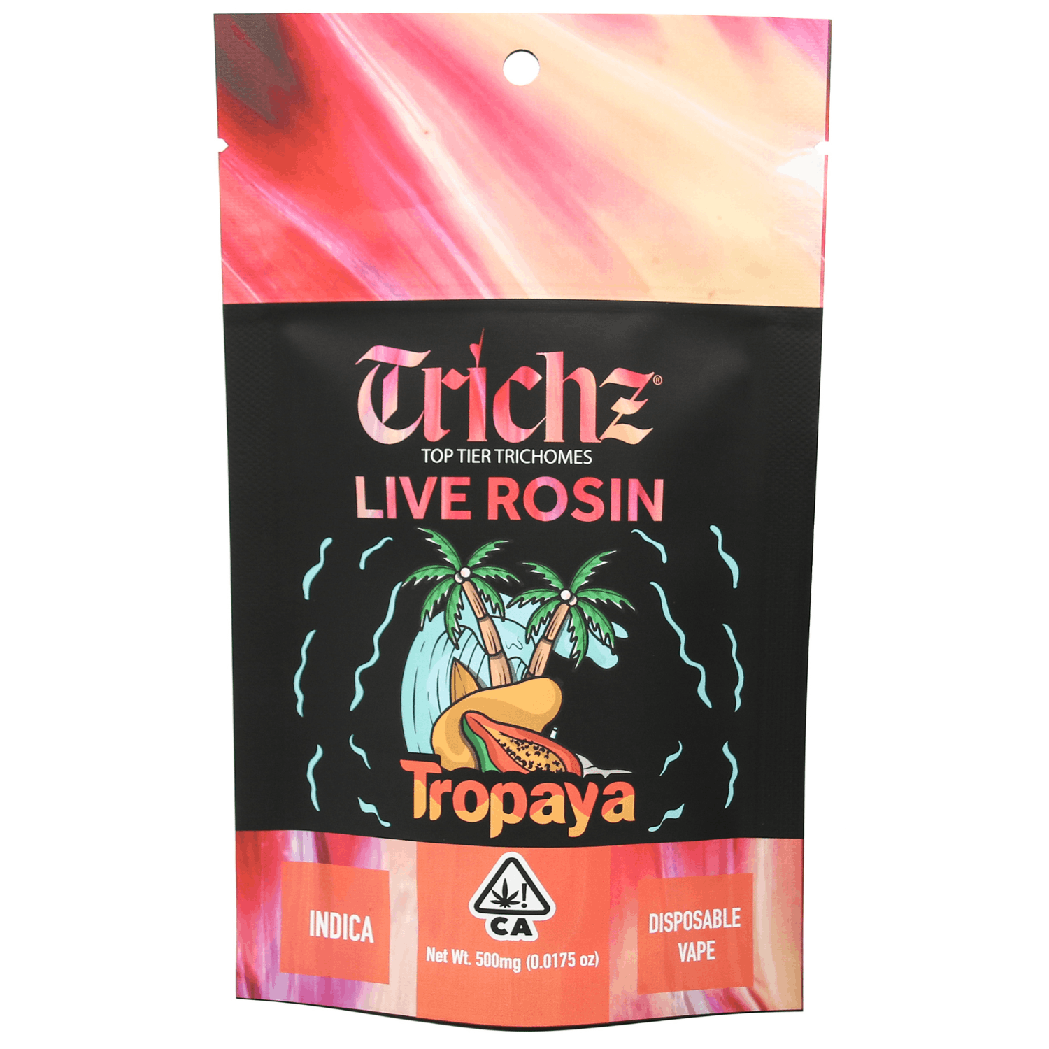 Trichz Trichz Premium Live Rosin Disposable Vape - Tropaya 0.5 g | Weedmaps