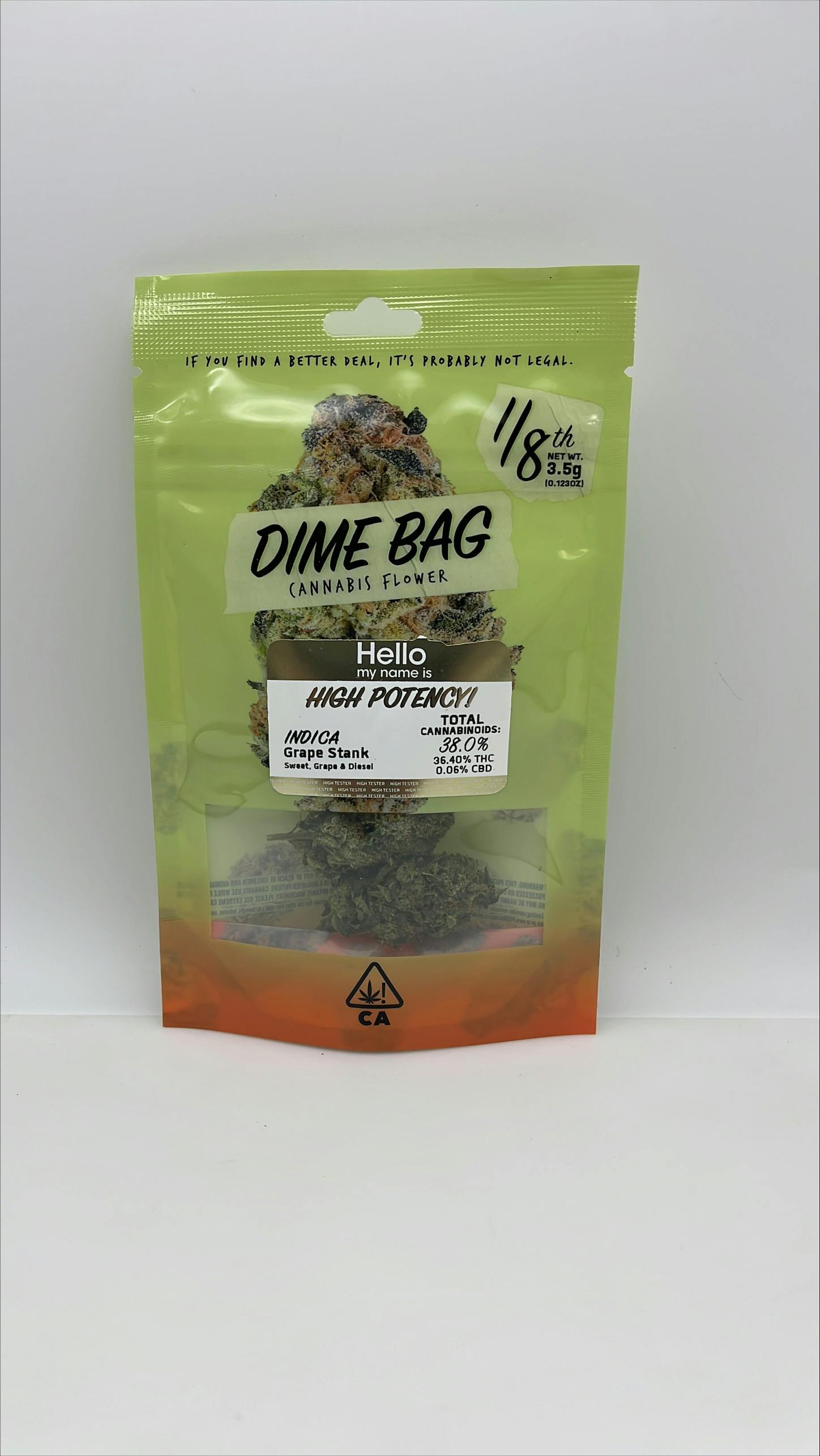 Dime Bag | Grape Stank Indica (3.5g) - Dime Bag