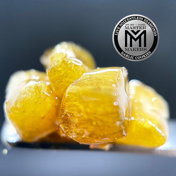 GARLIC COOKIES - Live Solventless Diamonds - Master Makers