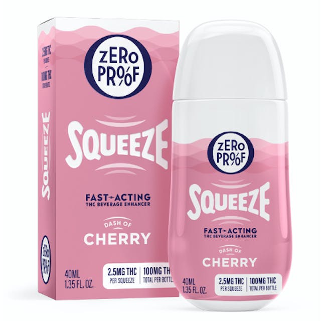 Zero Proof Squeeze Dash of Cherry 100mg - Zero Proof Squeeze Zero Proof Squeeze Dash of Cherry 100mg - Zero Proof Squeeze