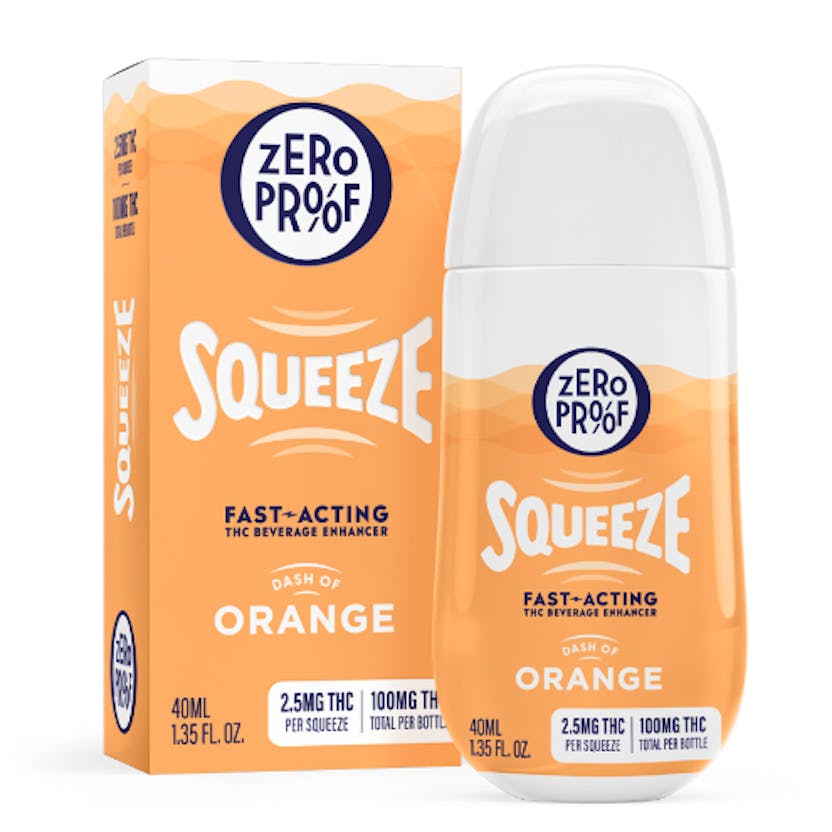 Zero Proof Squeeze Dash of Orange 100mg - Zero Proof Squeeze Zero Proof Squeeze Dash of Orange 100mg - Zero Proof Squeeze