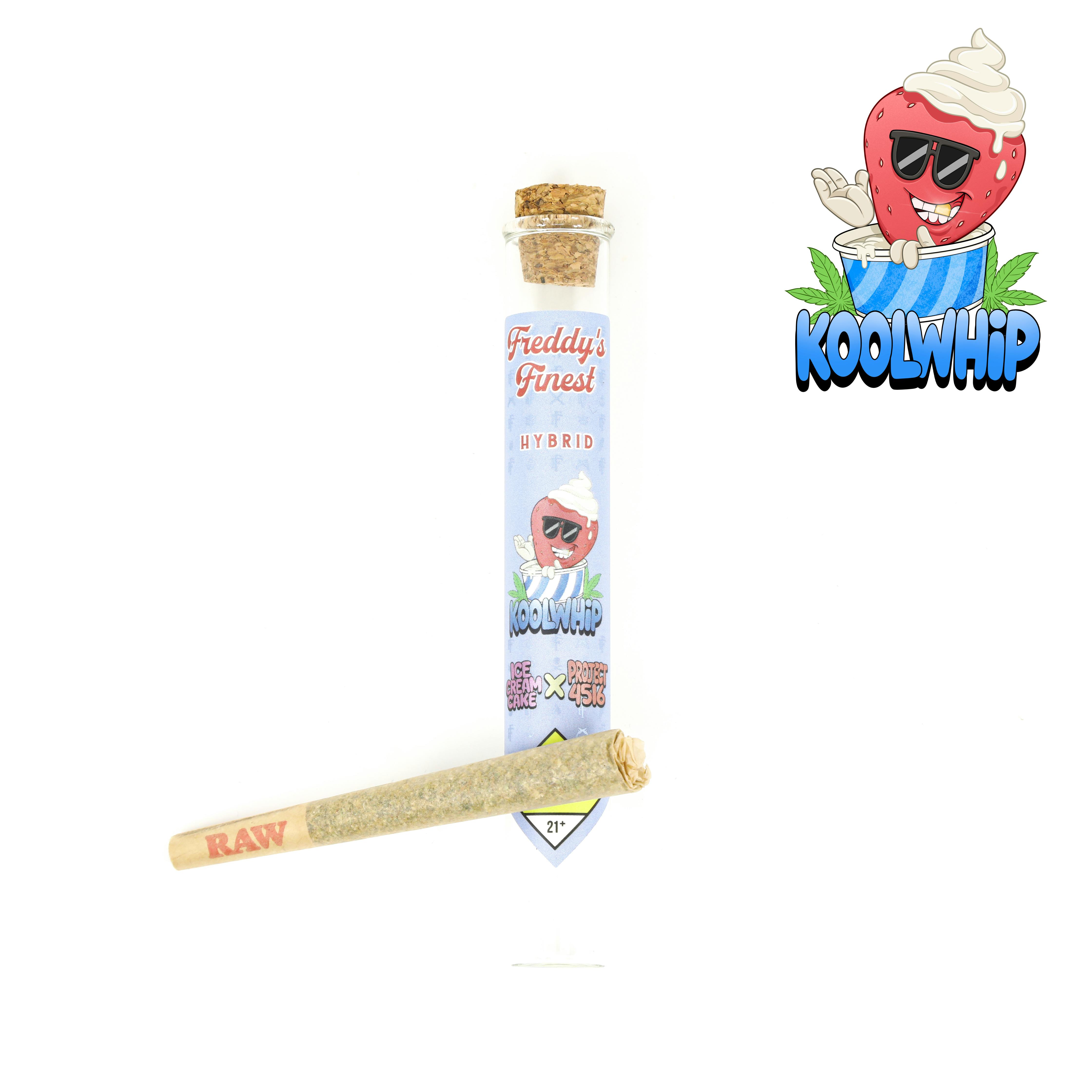 Kool Whip Preroll 1g - Freddy's Finest - Freddy's Fuego