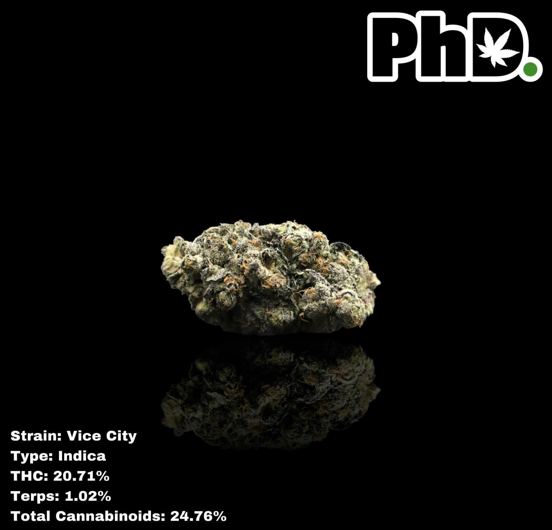 PhD Indoor Flower - Vice City (112Grams) - Pharmicated