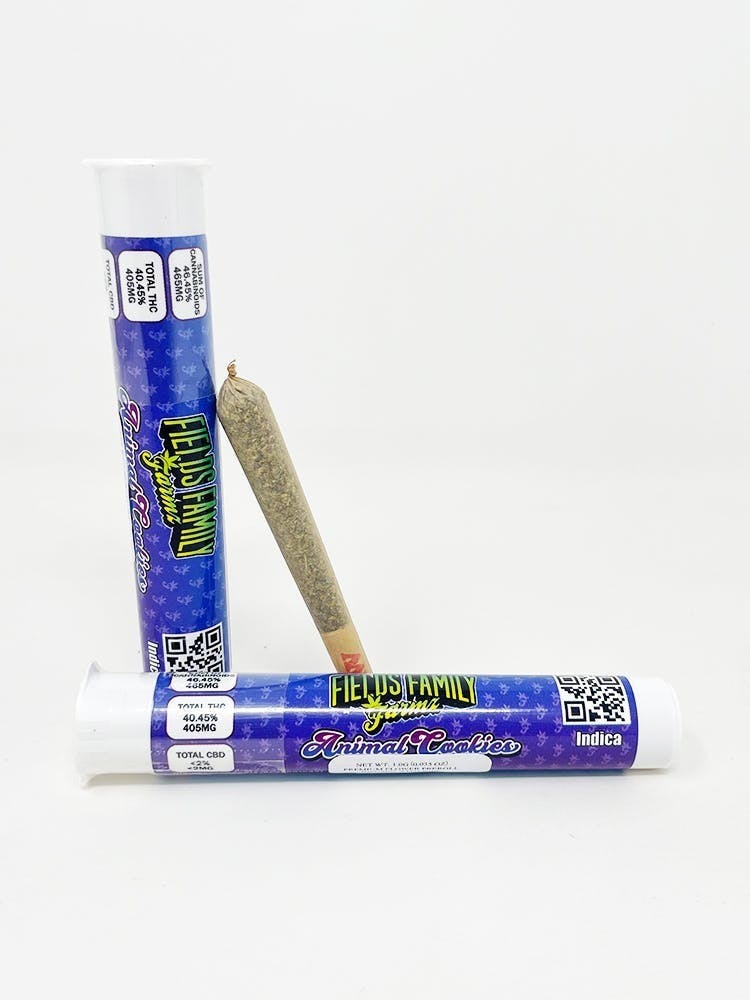 Animal Cookies 1g Kief Infused Single Pre Roll - Fields Family Farmz