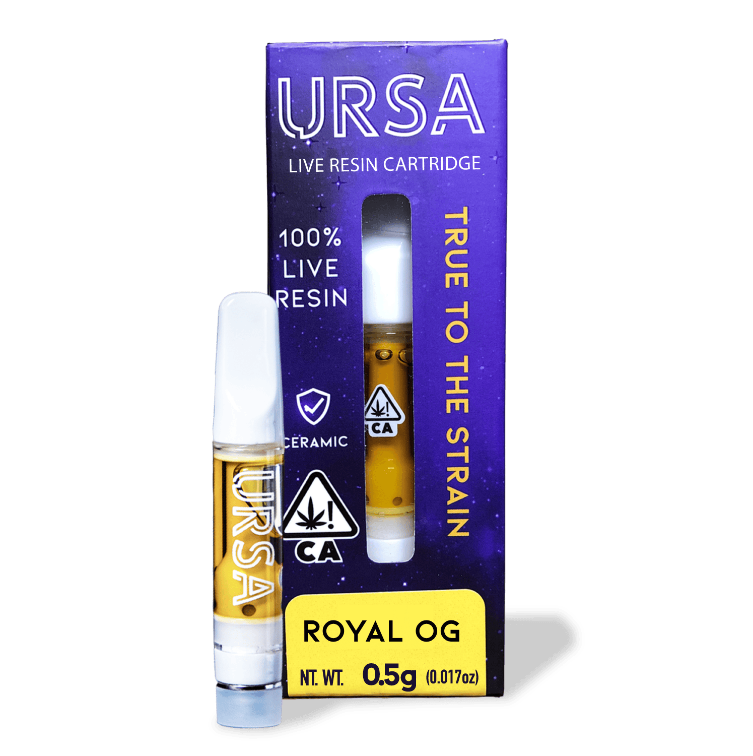 Royal OG 0.5G Live Resin Cartridge - URSA Extracts