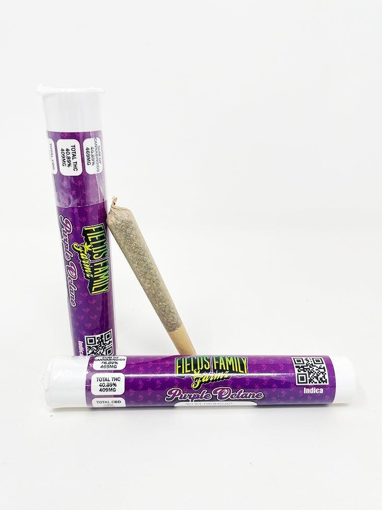 Purple Octane 1g Kief Infused Single Pre-Roll - Fields Family Farmz