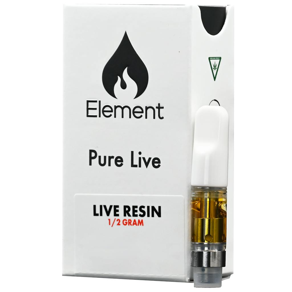 Element Pure Live Cartridge 0.5G - Sun Cake - Element Element Pure Live Cartridge 0.5G - Sun Cake - Element