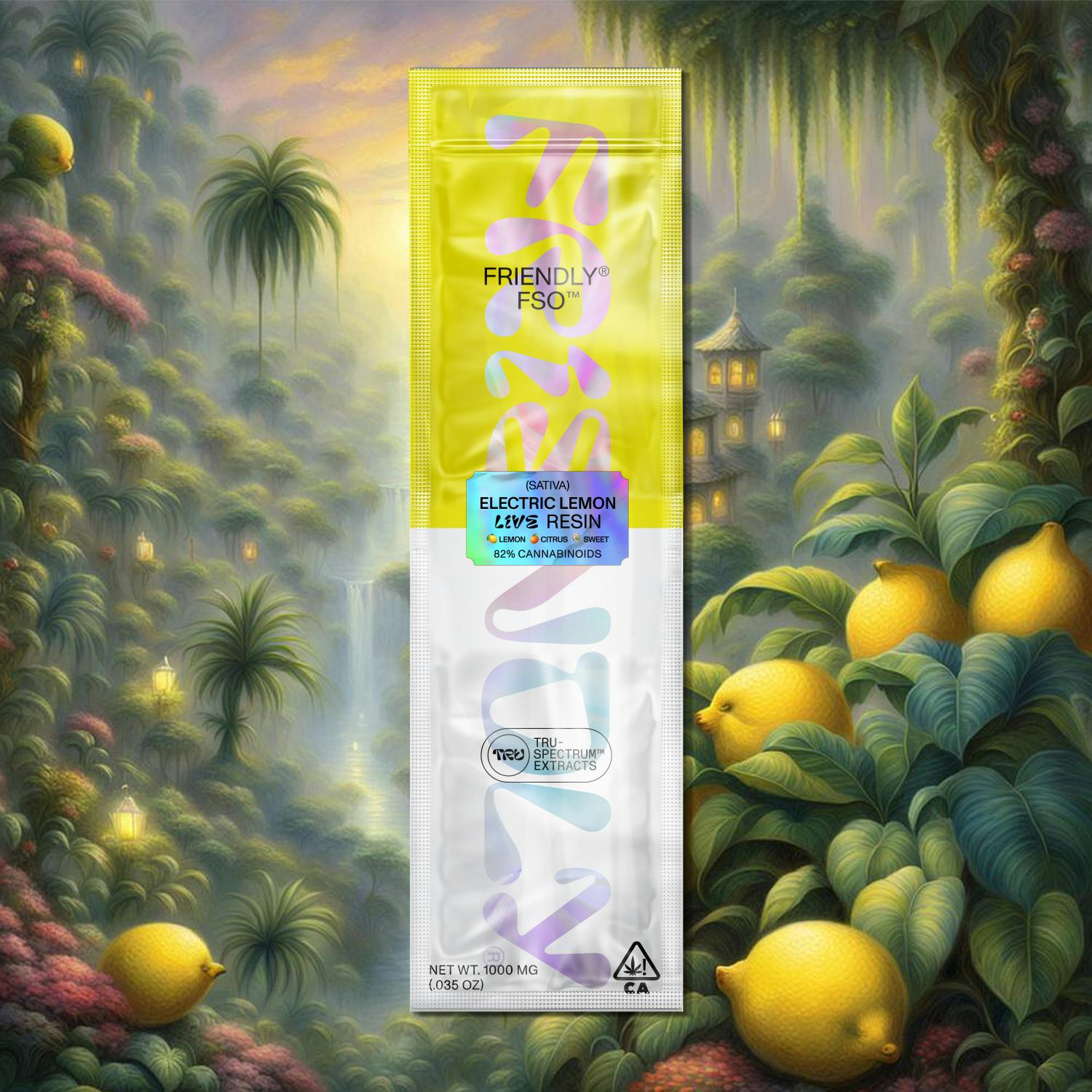 Electric Lemon 1g Live Resin FSO | Sativa - Friendly Brand