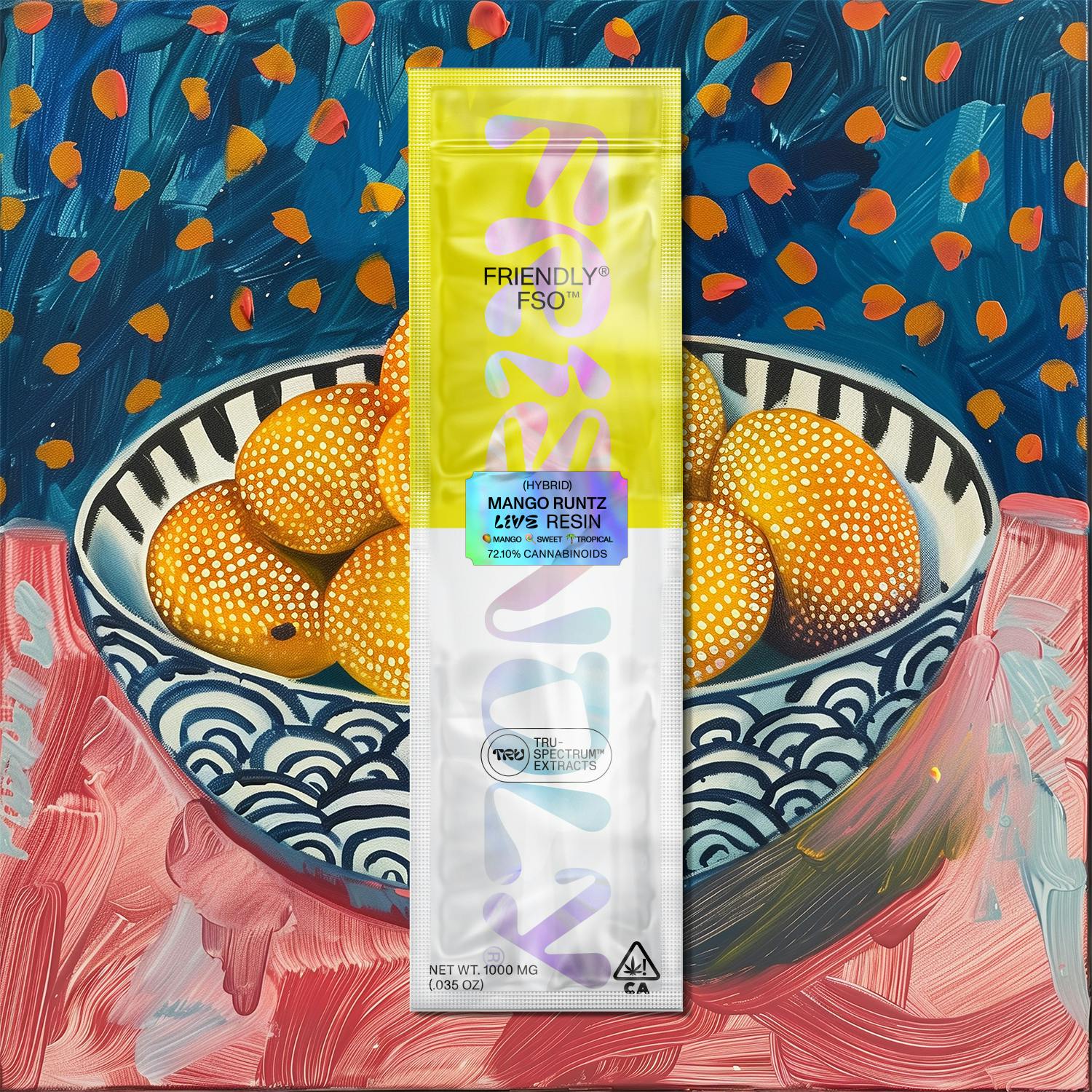 Mango Runtz 1g Live Resin FSO | Hybrid - Friendly Brand