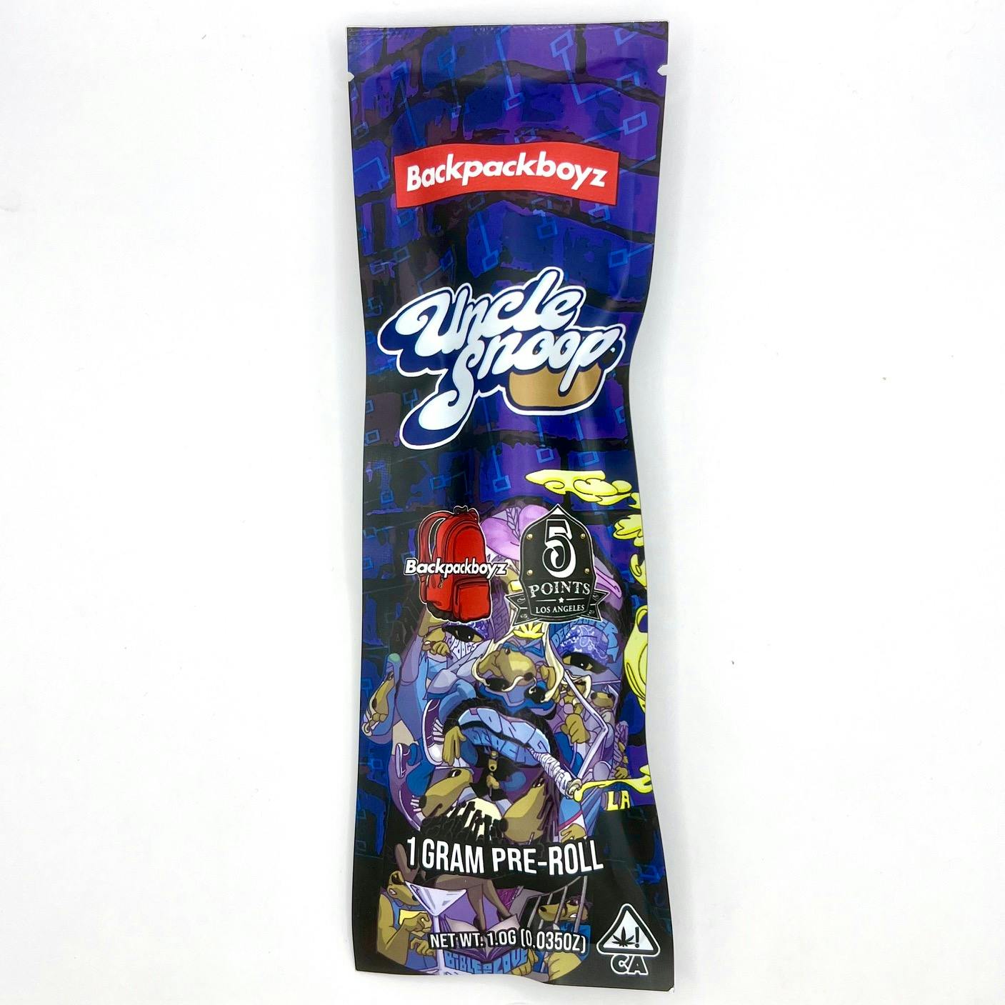 Uncle Snoop 1g Preroll - Backpackboyz