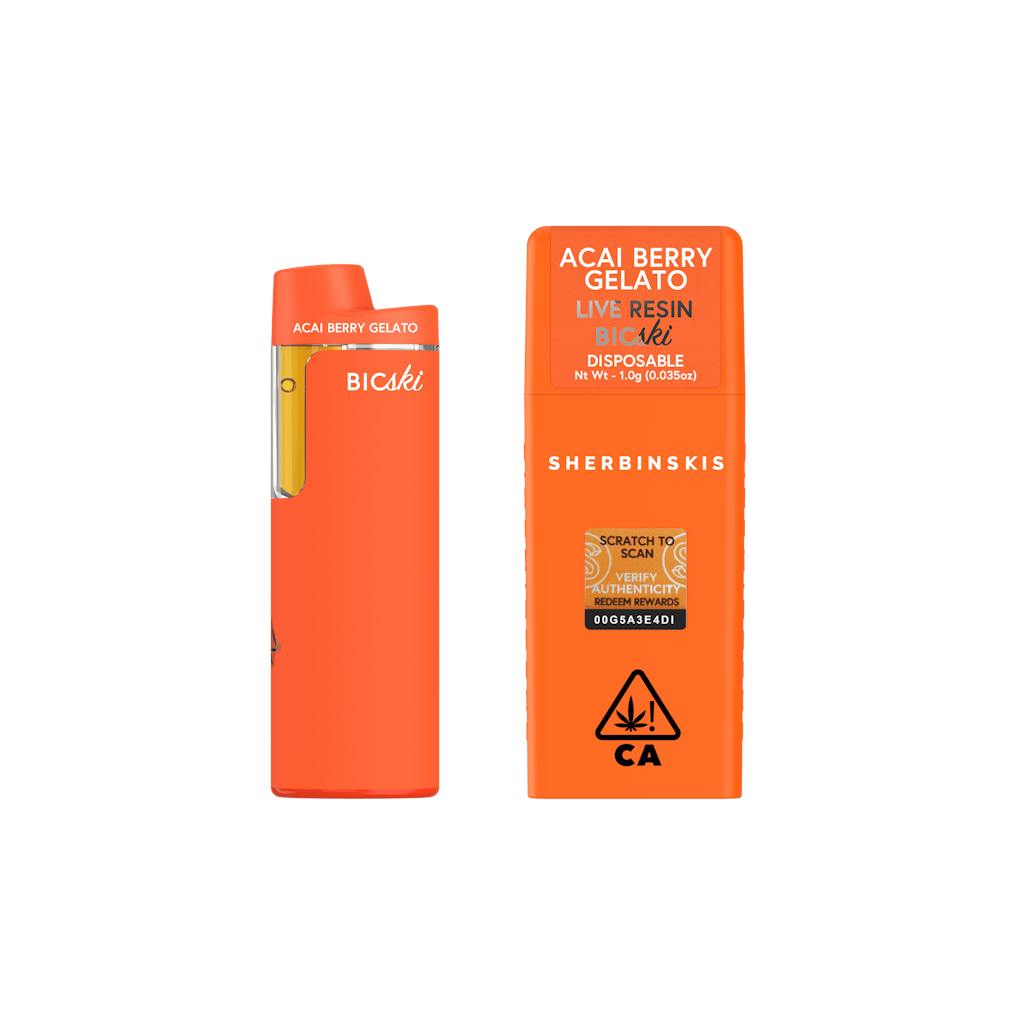 Acai Berry Gelato Live Resin 1g Disp - Sherbinskis Acai Berry Gelato Live Resin 1g Disp - Sherbinskis