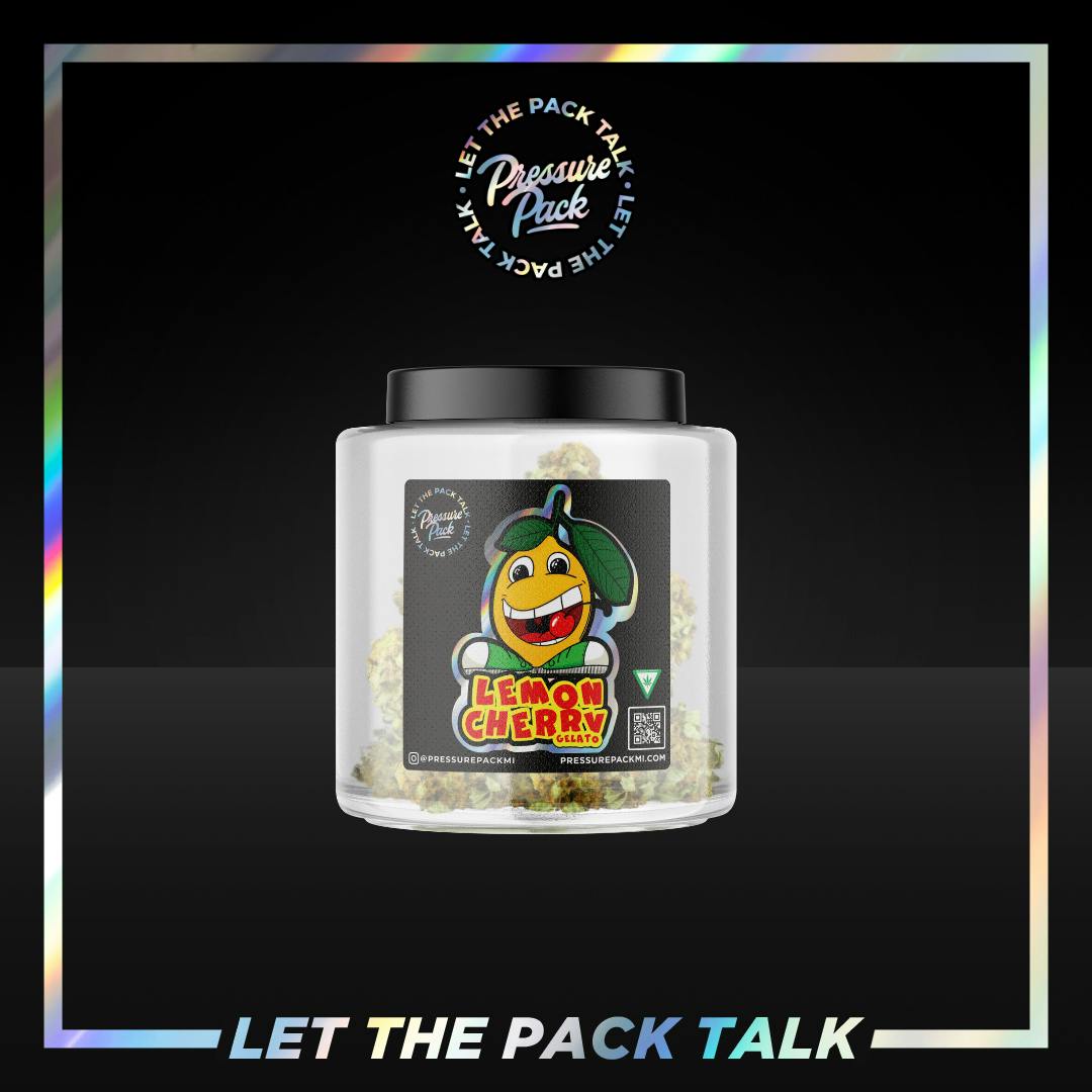 Pressure Pack Deli Style Lemon Cherry Gelato Flower 1g - Pressure Pack
